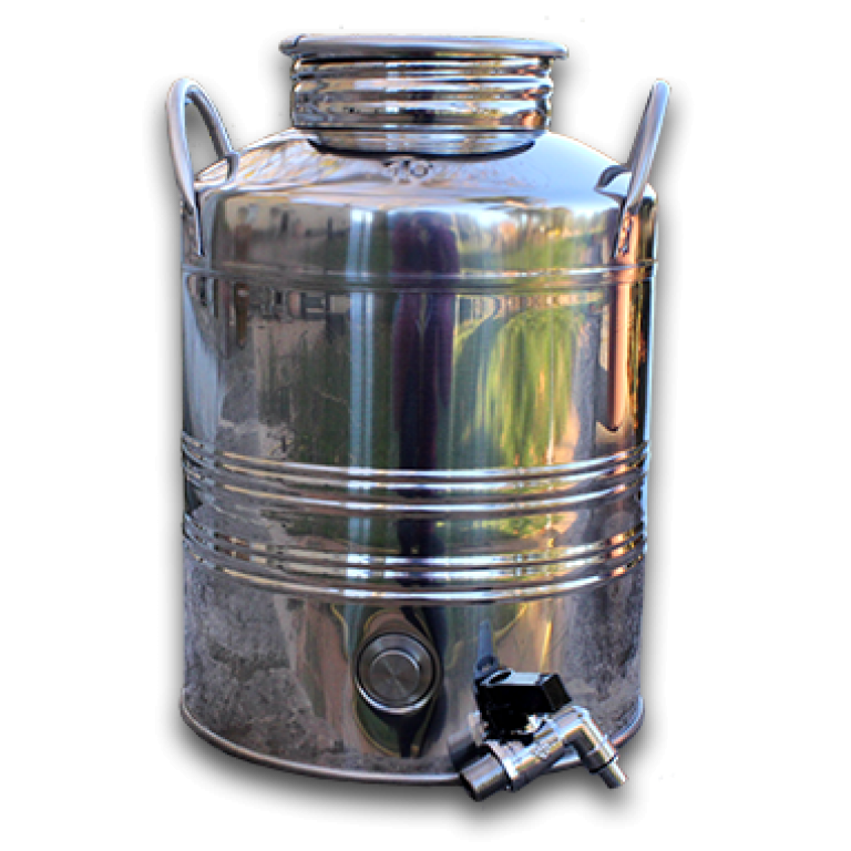 Bidon inox vide 10L – Moulin de l'Esquirol